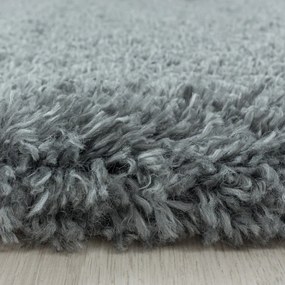 Kusový koberec Fluffy Shaggy 3500 light grey 280x370 cm