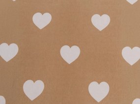 Prostěradlo z mikrovlákna CARAMHEART hnědé 90x200 cm