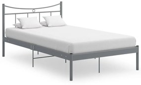 Rám postele šedý kov 120 x 200 cm,  324800 HangarStore.cz