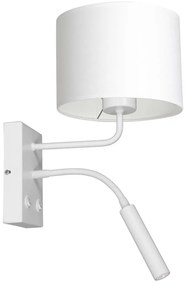 Nástěnná lampa ARDEN 1xE27/60W+1xG9/8W/230V bílá