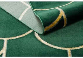 Dywany Luszczow Kusový koberec EMERALD EXCLUSIVE 1021 art deco, lahvově zelená / zlato Rozměr koberce: 80 x 150 cm