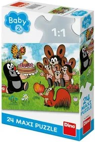 DINO KRTEK: Narozeniny / 24 dílků / MAXI / od 2 let