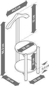 Tchibo - Němý sluha - barva: bílá