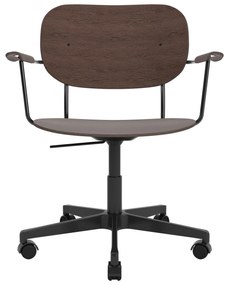 AUDO (MENU) Kancelářská židle Co Task Chair s područkami, Black / Dark Oak