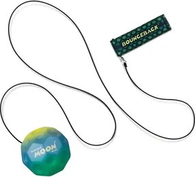 WABOBA Odrazový míček Gradient Bounceback / LED / Guma 120 cm / O 6 cm