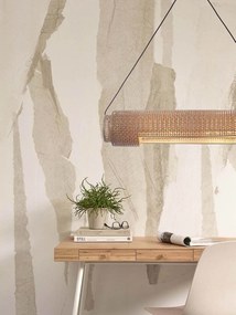 Stropní visící lampa bhutan 85 cm přírodní MUZZA