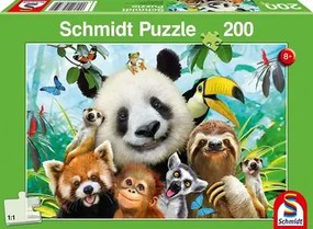 SCHMIDT Puzzle Zvířecí zábava / 200 dílků