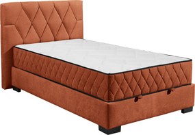 XXXLutz AMERICKÁ POSTEL, 120/200 cm, koňaková MID.YOU - Postele s úložným prostorem - 002220053804