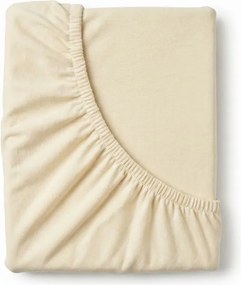 Kvalitex Jersey dětské prostěradlo smetanové 60x120cm