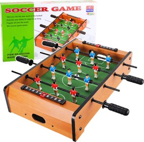 LEAN Toys Sportovní dovednostní hra – stolní fotbal pro děti, stůl 51 x 31 cm