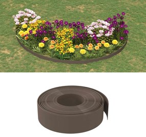 Travní lemy 2 ks hnědé 10 m 15 cm polyethylen 3155448