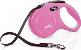 Flexi Classic M pásek 5m růžové / Vodítko