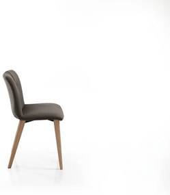 Max Home Luxusní židle Nataly vzorník tkaniny: crystal 13, nohy: kovové kónické NERO OPACO