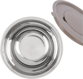 Nerezová mísa ve stříbrné barvě ø 22 cm Beige – Orion