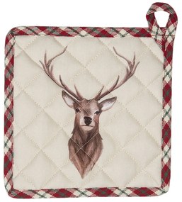 Chňapka - podložka s jelenem Cosy Lodge - 20*20 cm