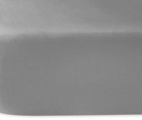 SATÉNOVÉ PROSTĚRADLO 024 200X220 CM ŠEDÁ