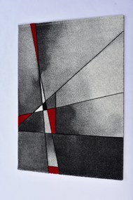 BALTA Kusový koberec Brilliance 21807-951 grey/red BARVA: Stříbrná, ROZMĚR: 200x290 cm