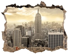 Wallmuralia Fototapeta díra na zeď 3D Manhattan New York 95x64 cm