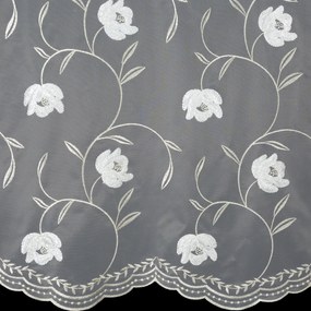 ZÁCLONA NA KROUŽCÍCH AMIRI 140X250 CM VZOROVANÁ
