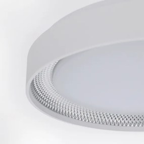 Brilagi - LED Stmív. strop. svítidlo WALDO LED/48W/230V pr. 40 cm bílá/stříb.+DO