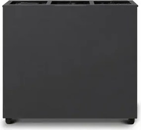 Lune Switch antracitová / Odpadkový koš / Tříděný odpad / 3x65 l / Lak