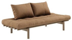 sofa PACE by Karup - 75*200 cm carob (hnědá) + futon mocca 755