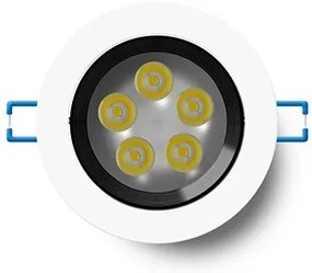 Podhledové LED svítidlo, Ø11cm, 5W, teplá bílá