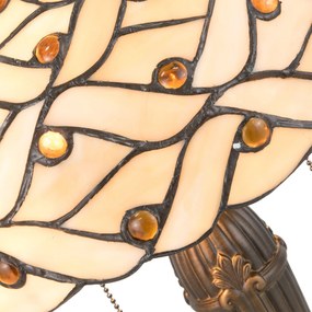 Stolní lampa Tiffany Joana - 30*51 cm 2x E27/40W