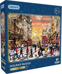GIBSONS Puzzle Sváteční shon / 1000 dílků / 68 x 49 cm