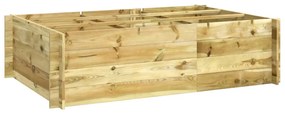 Vyvýšený záhon 150 x 100 x 40 cm impregnované dřevo - Default Title