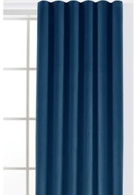 Modrý sametový dimout závěs 200x250 cm Velto – Filumi