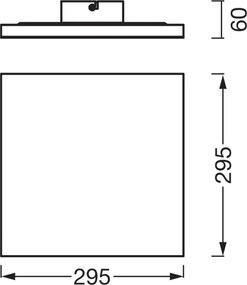 Osram - LED Panel přisazený PLANON LED/20W/230V 3000K 30x30 cm bílá