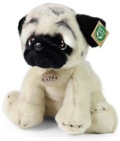Rappa Plyšový pes mops 30 cm ECO-FRIENDLY