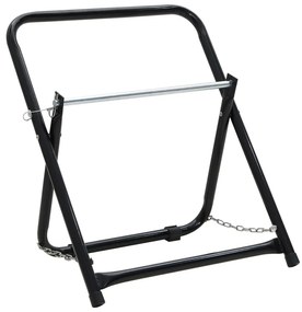 Stojan na hadici 48 cm 45 kg černá ocel s práškovým nástřikem 156041
