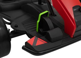 Ramiz Dětská motokára na baterie Fast 3 Drift červená + funkce driftu + motory 2x150W + LED rádio + pásy