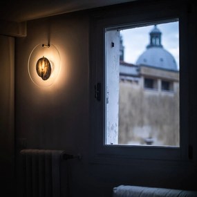 Foscarini Gioia grande nástěnné světlo Ø68cm modrá