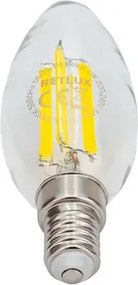 RETLUX RFL 606 LED Filament žárovka E14 C35 4W / 840 lm / 3000K / tepl