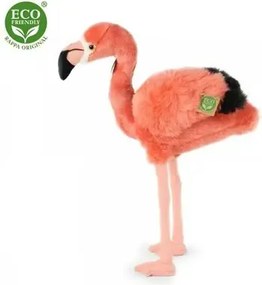 RAPPA Plyšový plameňák 46 cm / ECO-FRIENDLY / od 0 měsíců