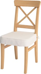 Sedák na židli IKEA Ingolf barva béžová látka pletený vzor