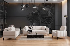 Atelier del Sofa 1-místná pohovka - křeslo Horizon - Ecru, Okrová
