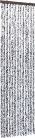 Závěs proti hmyzu hnědý a béžový 56 x 185 cm Chenille 284276