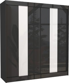 ADRK Furniture Posuvná skříň s lacobelem KAREN 200 ADRK-SW-KAR-BWL-200