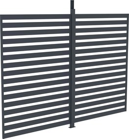 Příslušenství G21 fixní lamelová stěna 2,8x2,2 m pro pergolu Austin