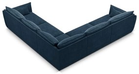 Tmavě modrá rohová pohovka (variabilní) Vanda – Mazzini Sofas