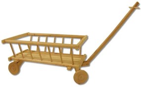 ImportWorld Dřevěný dětský vozík Bevan