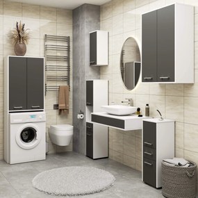 Závěsná koupelnová skříňka Fin W64 64 cm - výběr z 9 provedení