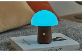 Bílá/v tmavě přírodní barvě LED stolní lampa (výška 12,5 cm) Alice Mushroom – Gingko