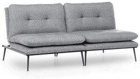 Atelier del Sofa 3-místná pohovka Martin Sofabed - Grey GR110, Šedá