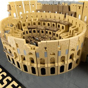 LEAN Toys Stavební kostky – Římské Koloseum, 6466 dílů