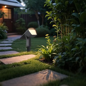 LED Solution Solární zahradní svítidlo nástěnné/zapichovací 1,3W CCT 23996